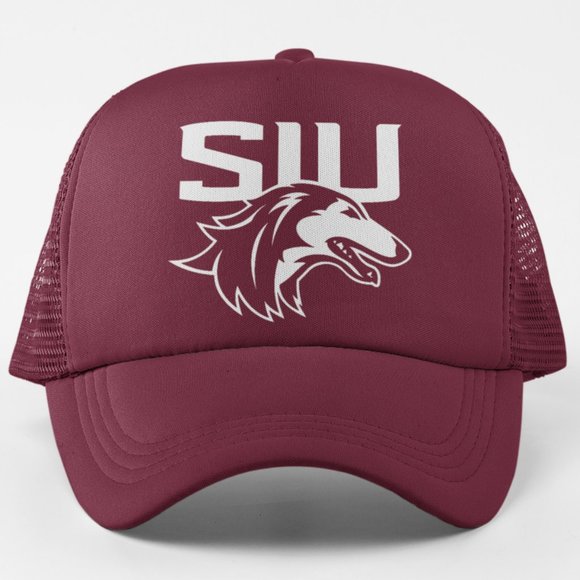 Accessories | New Southern Illinois Salukis Siu Dog Head Foam Trucker ...